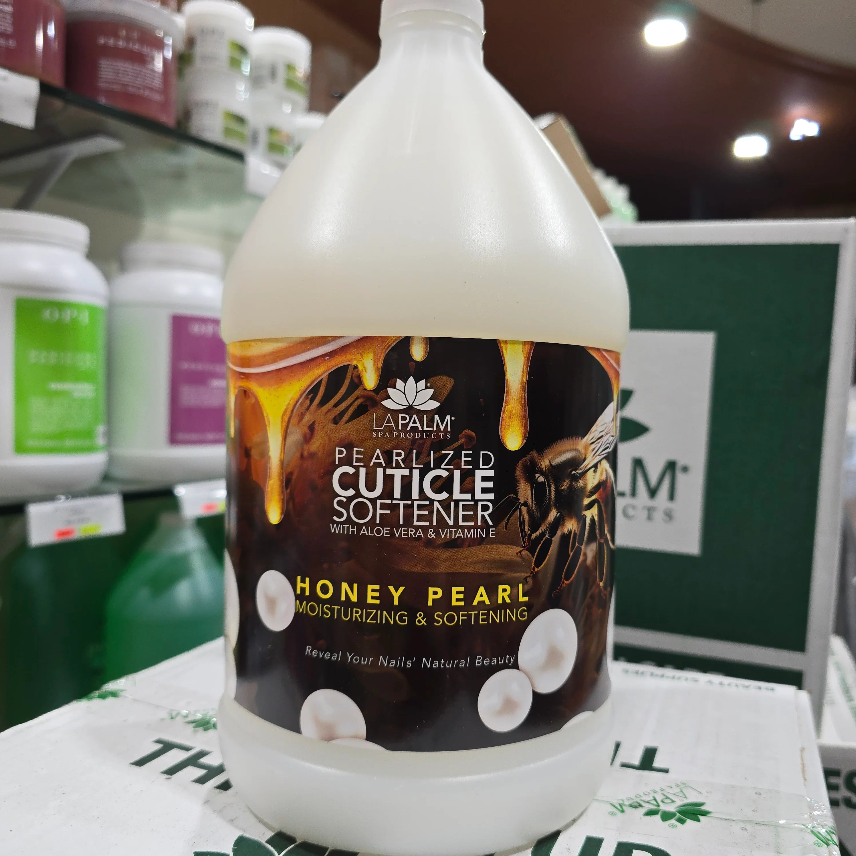La Palm Honey Pearl Cuticule Softener 1g LCSHP – International Beauty Depot