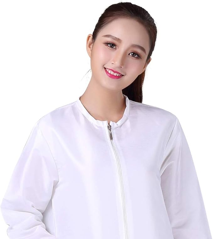 Kamalia Professional Salon Smock Stylist Jacket White TMSB ...