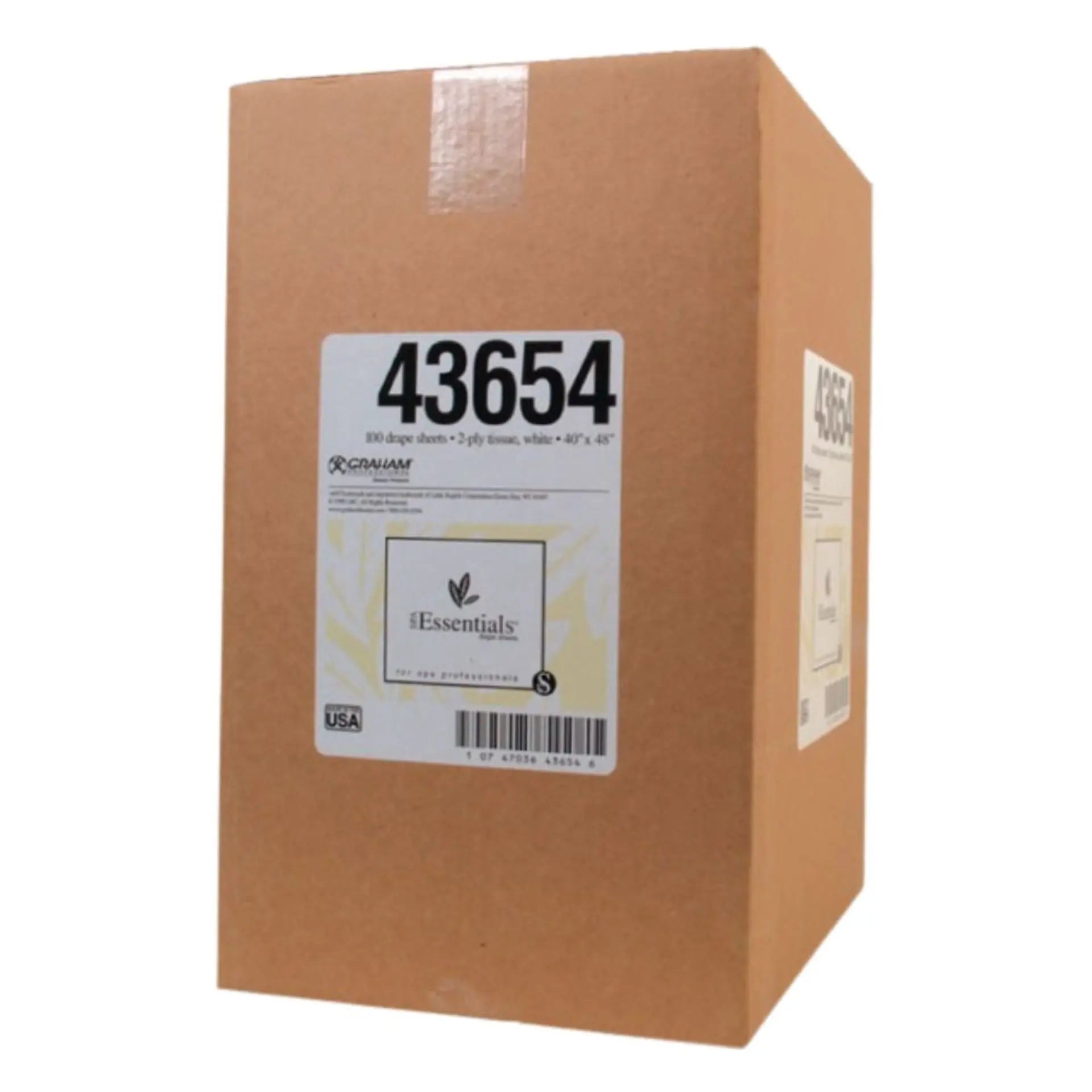 Graham Drape Sheets 40x48 100 pack 2 ply 43654 – International Beauty Depot