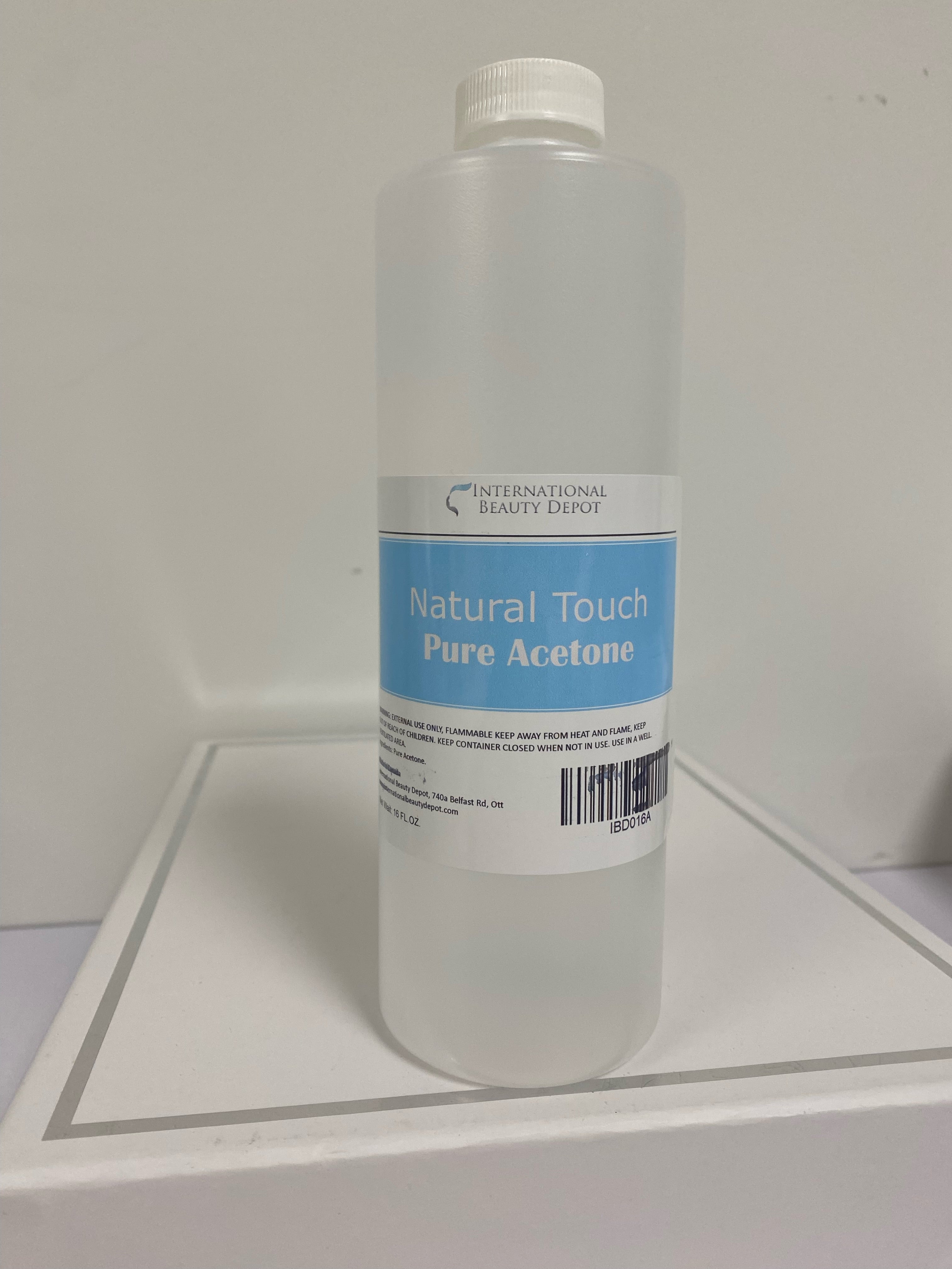 Natural Touch Pure Acetone 16oz IBD106A – International Beauty Depot