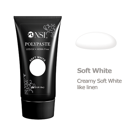 NSI PolyPaste Soft White 30g HEMA free 941 – International Beauty Depot