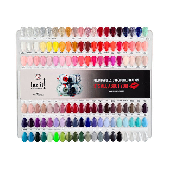 en Vogue Lac It! Gel Polish Color Chart LICP – International Beauty Depot